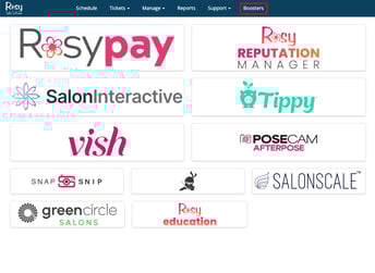 How do I log into SalonInteractive as a Rosy User?