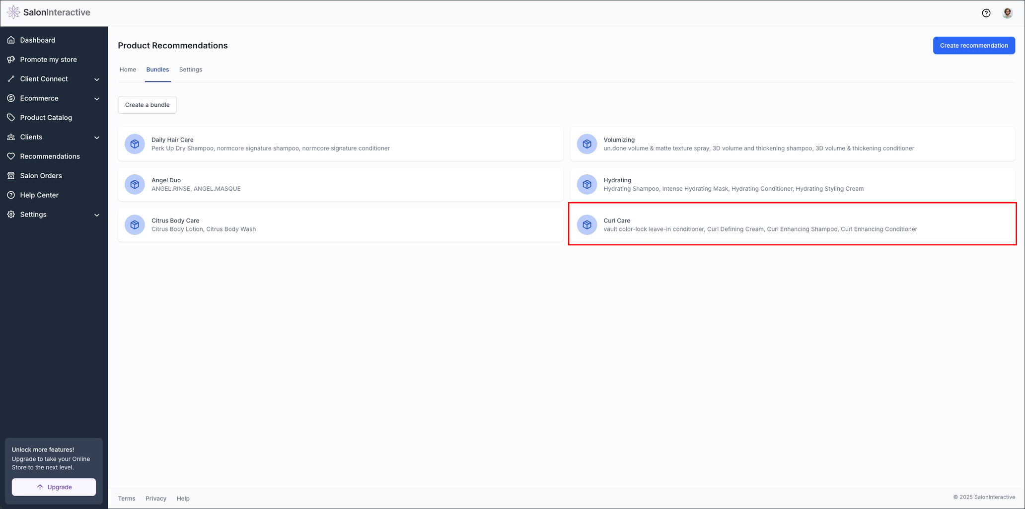 How do I delete or edit bundles on the web app?