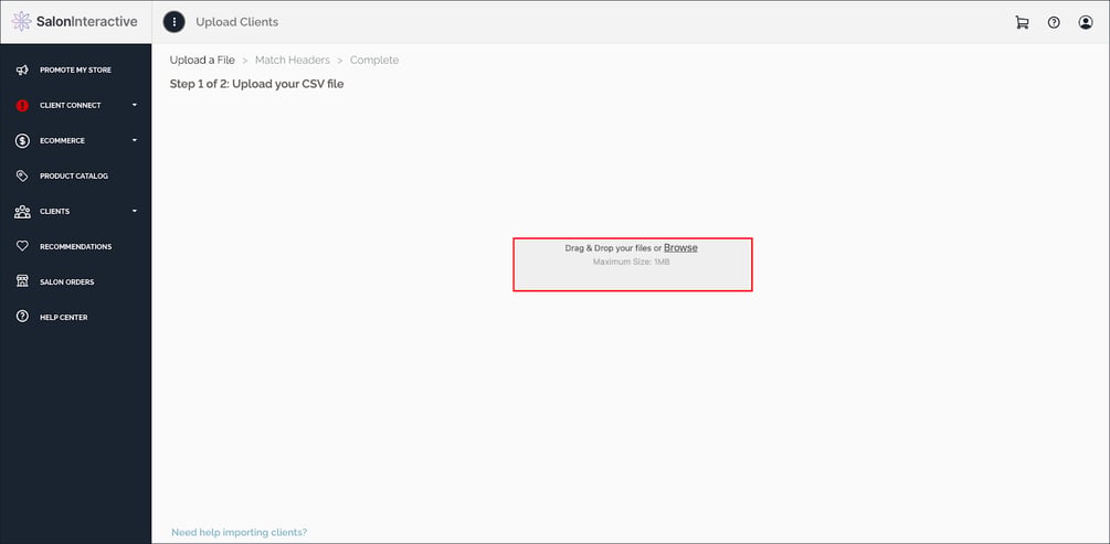 How do I upload clients?