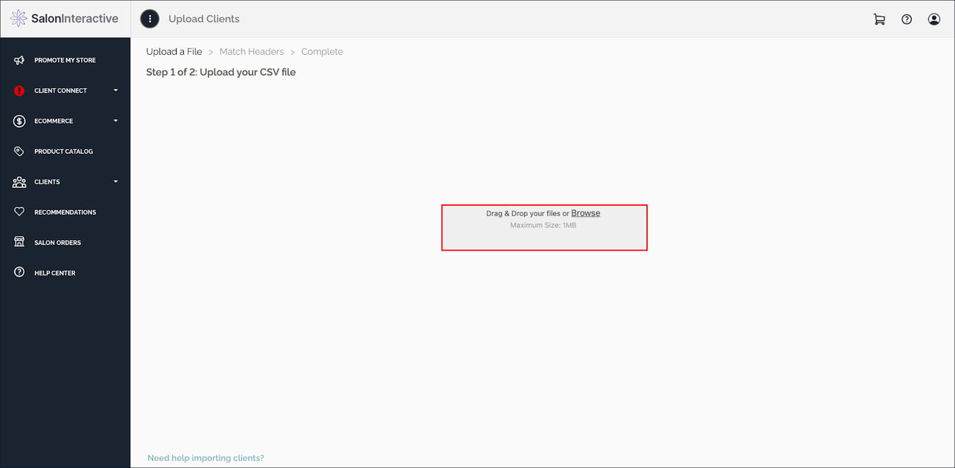 How do I upload clients?