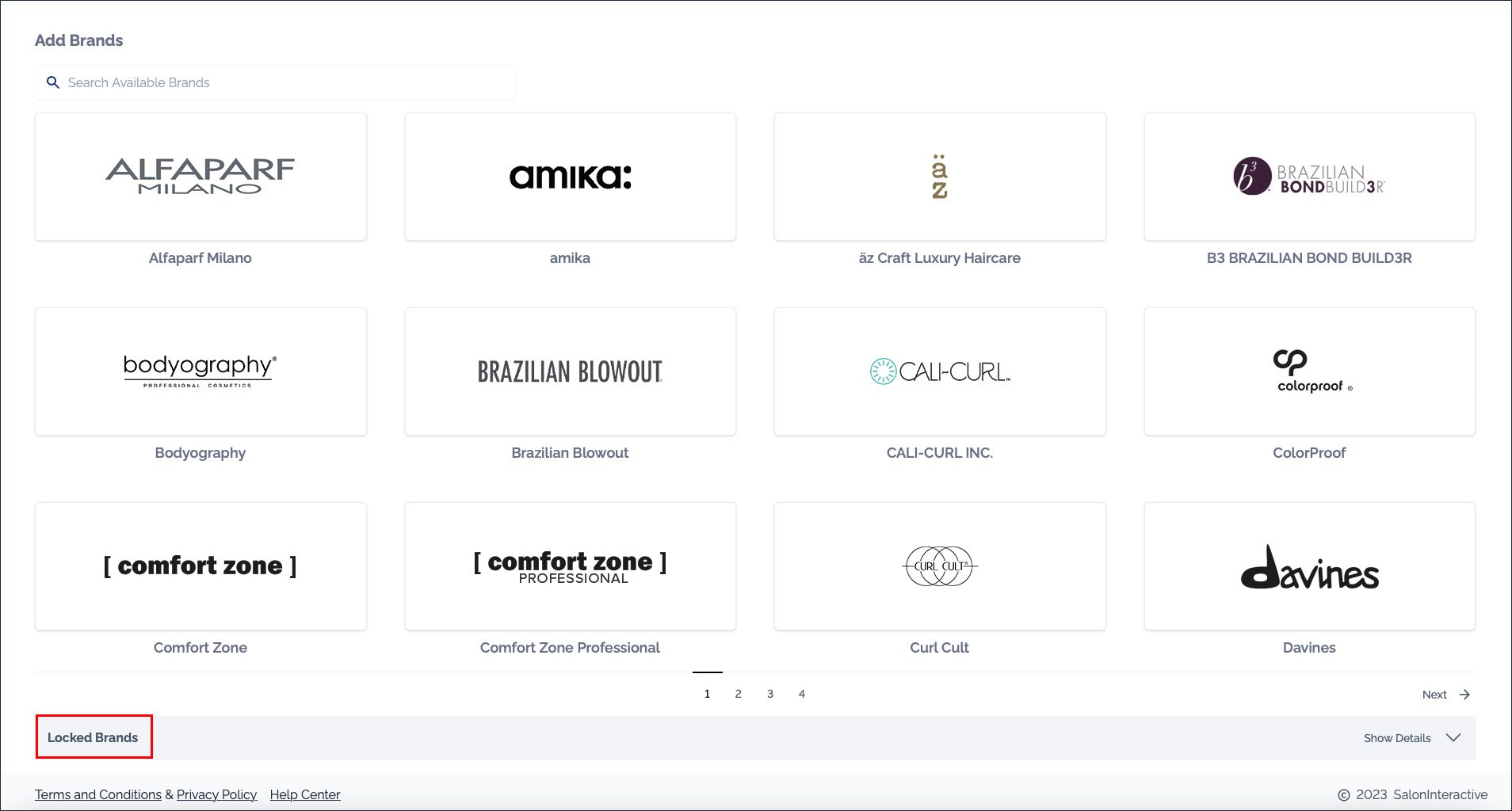 What is a locked brand?