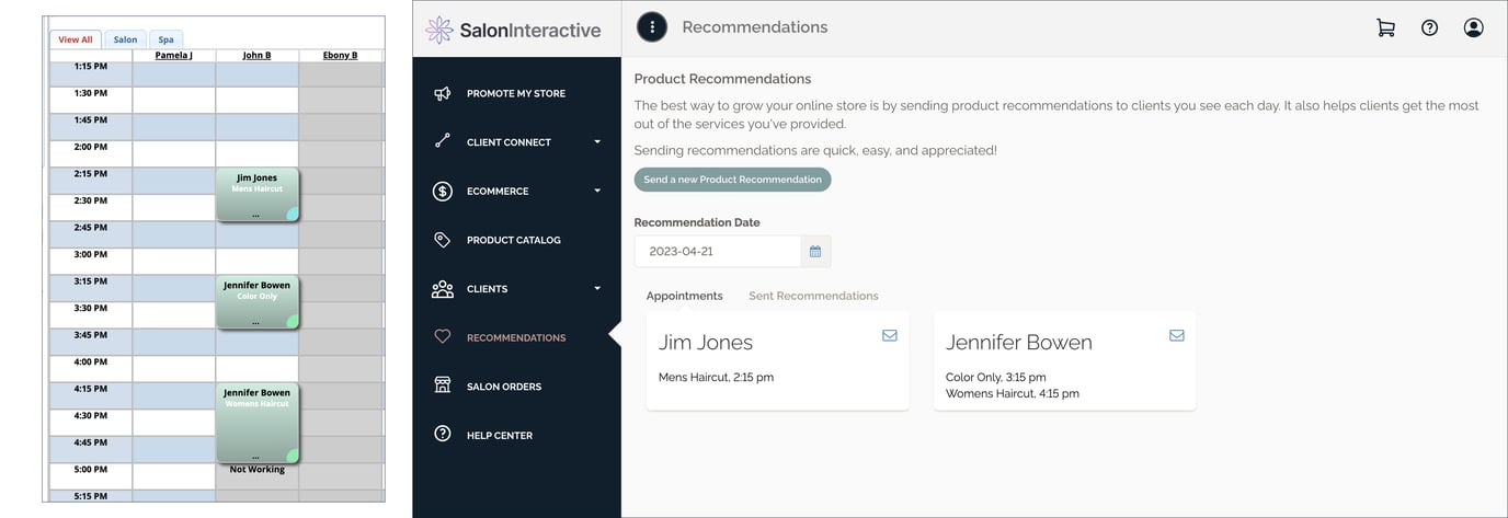 Resources & Getting Started with SalonInteractive as a Rosy User