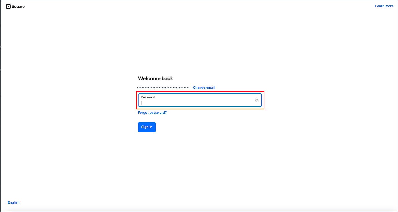 How do I set up my SalonInteractive account as a Square user?