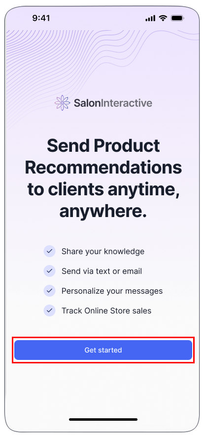 What is the SalonInteractive mobile app, and how do I use it?