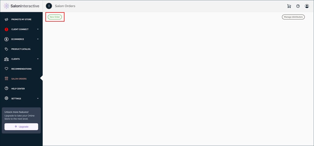How do salon orders work?
